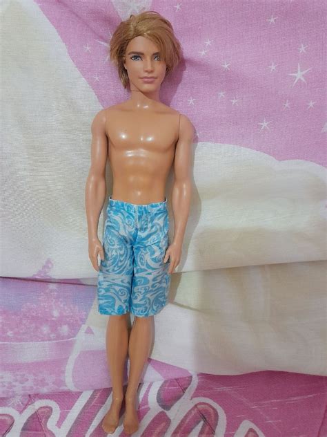 Boneco Ken Do Filme Barbie Em Vida De Sereia Moda Praia Masculina Mattel Usado Enjoei