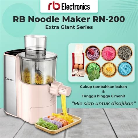 Jual RB Noodle Maker Profesional RN 200 Mesin Pembuat Mie Otomatis