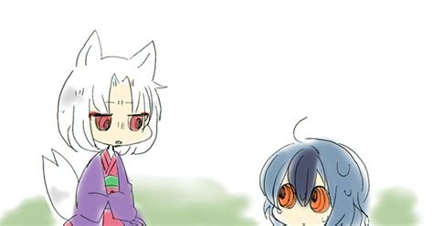 花妖の町アフター】 【花妖の町】くずと初花【小説告知】 うよきたのイラスト Pixiv