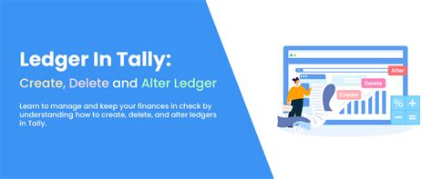 how to create alter and delete ledgers in tally