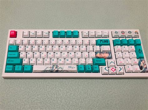 Kawaii Hatsune Miku Keycaps Set Anime Project Diva Keysium