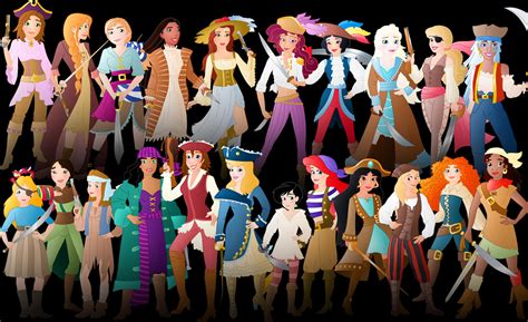 All The Disney Pirates By Willemijn1991 On Deviantart