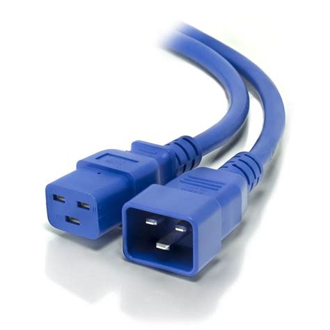 Alogic M IEC C To IEC C Power Extension M F Cable Blue MF C C BLU Mwave