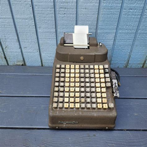 Burroughs Adding Machine Series P Etsy