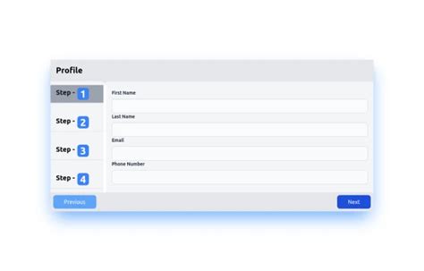 Stepper Tailwind Css Example