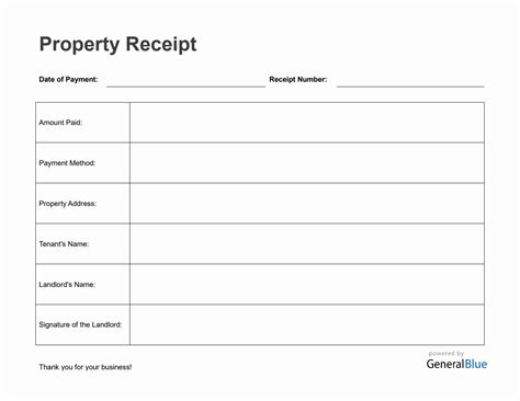 Receipt Templates Worksheets Library