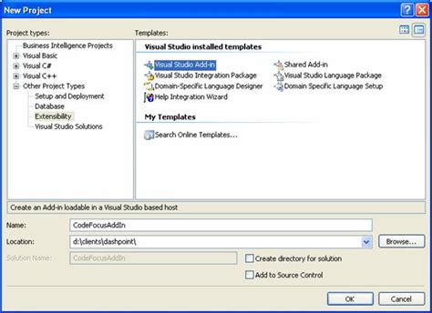 Creating Visual Studio Add Ins