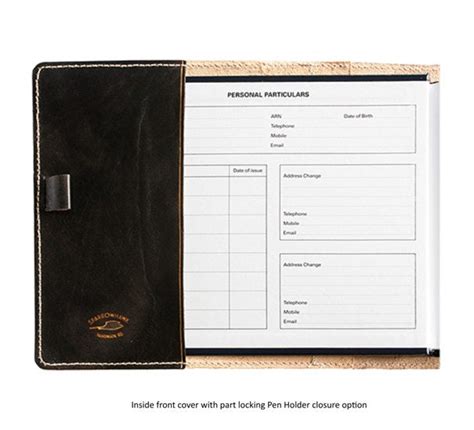 Pilot Logbook Cover Leather Custom Made Wings And Name Engraved