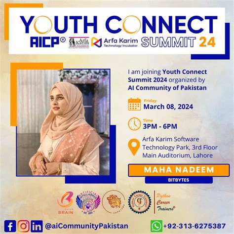 Maha Nadeem On Linkedin Youthconnectsummit Empoweringyouth Techforgood Innovation Pakistan