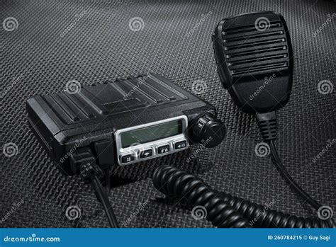 Emergency Two Way Radio And Microphone Stock Image Image Of