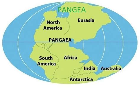 Pangea El Supercontinente De La Era Paleozoica
