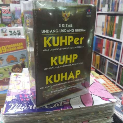 Jual Buku 3 Kitab Undang Undang Hukum Kuhper Khup Kuhap Di Seller