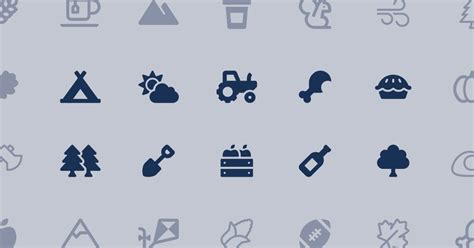 Autumn Icons In Version 5 Font Awesome
