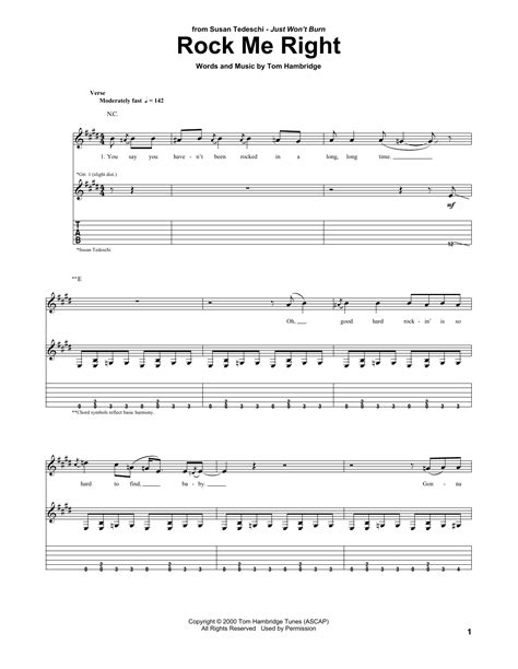 Rock Me Right By Various Guitar Tab Guitar Instructor