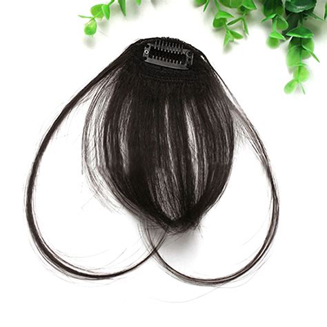 Hair Clip In Bangs Fake Hair Extension False Hair Piece Clips On Front