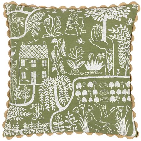 Furn Frida Abstract Jacquard Polyester Filled Cushion Diy At Bandq