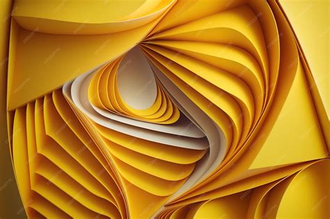 Premium Photo Abstract Yellow Shapes Background
