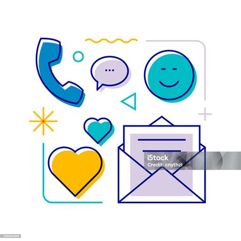 피드백 및 평가 관련 디자인 요소 윤곽선 아이콘이 있는 패턴 디자인입니다 다채로운 벡터 일러스트레이션 의사소통에 대한 스톡 벡터 아트 및 기타 이미지 Istock