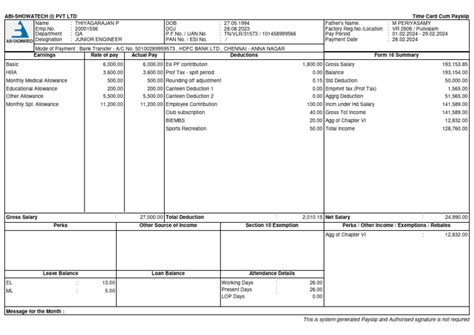 Form Pdf Paycheck Personal Finance