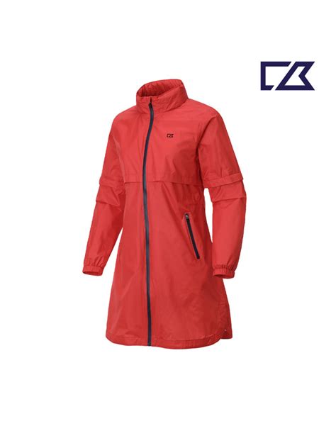 커터앤벅 시그니처 여성 골프 레인코트비옷 Cbl3arc305 Rd