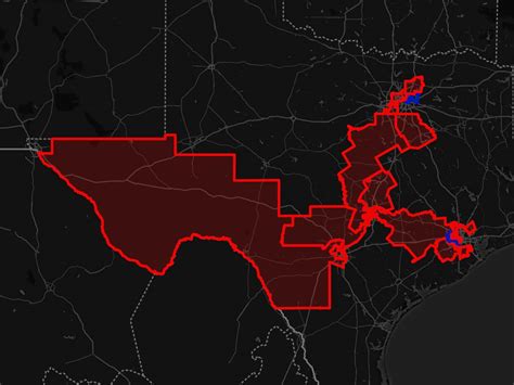 Texas Us House Districts To Watch By Thetexan · Maphub