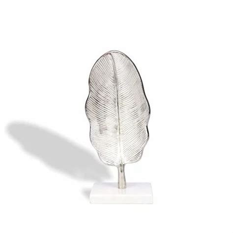 Metal Leaf Table Decor Nickel Set Of 3 At Rs 1200 In Jaipur Id