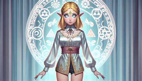 Hypnotized Zelda Wearing Satin 7 By Ailuffy On Deviantart