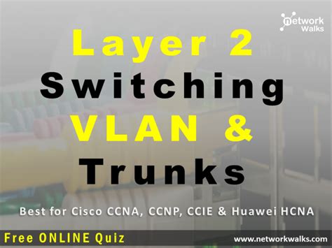 Layer Switching VLAN Trunks Quiz ENCOR CCNP