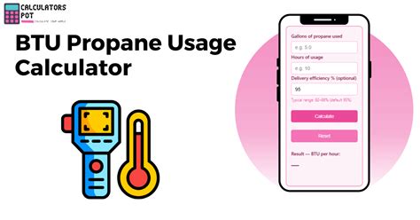 Btu Propane Usage Calculator