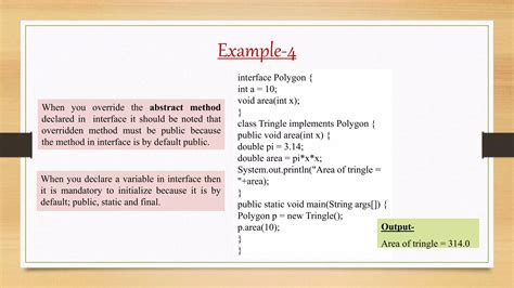 Lecture 8 Abstract Class And Interface Pptx