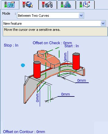 Creating A Profile Contouring Between Two Curves