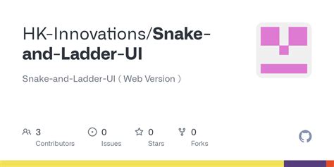 GitHub HK Innovations Snake And Ladder UI Snake And Ladder UI Web
