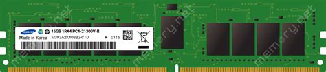 M393A2K40BB2-CTD - Samsung 1x 16GB DDR4-2666 RDIMM PC4-21300V-R Single ...