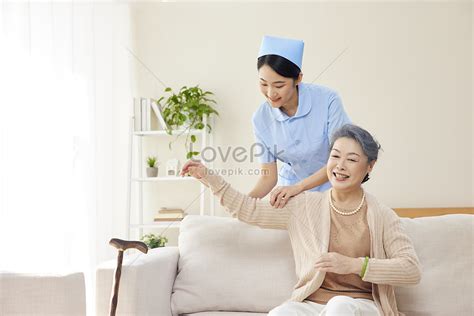 Nurse Assisting Old Man To Dress Picture And Hd Photos Free Download