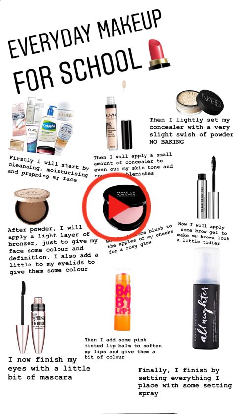 Everyday Skincare And Makeup Routine For Teens And Adults This Look