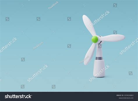 3d Vector Wind Turbine Green Energy Stock Vector Royalty Free 2259226863 Shutterstock