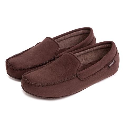 Isotoner Mens Pillowstep Driving Moccasin Slippers Ebay