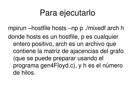 ppt mezclando mpi y openmp powerpoint presentation free download