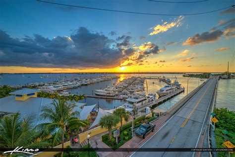 Sunset Marina Stuart Florida Martin County Hdr Photography By Captain