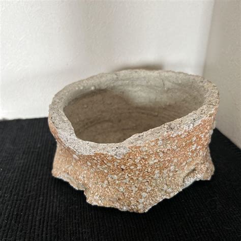 信楽焼 匣鉢 さや 花器 盆栽 釉薬 幕末~明治 山野草 メルカリ