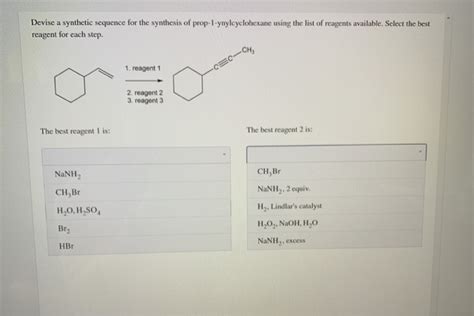 Solved Devise a synthetic sequence for the synthesis of | Chegg.com