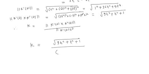 solved given the curve r t ti 3t 2j t 3k find r t find r” t