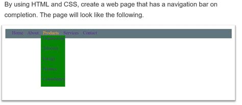 Solved By Using HTML And CSS Create A Web Page That Has A Chegg