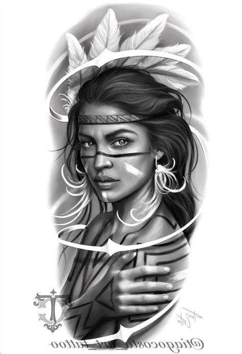 Pin On Tattoo Indian Tattoo Design Indian Tattoo Female Warrior Tattoo