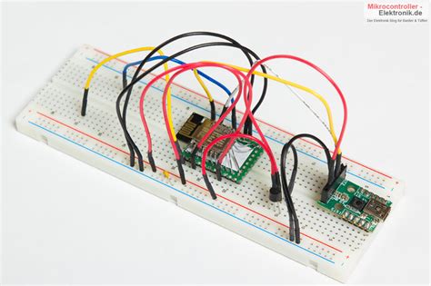 esp12e tutorial und beispielprojekte wie esp12e adapter