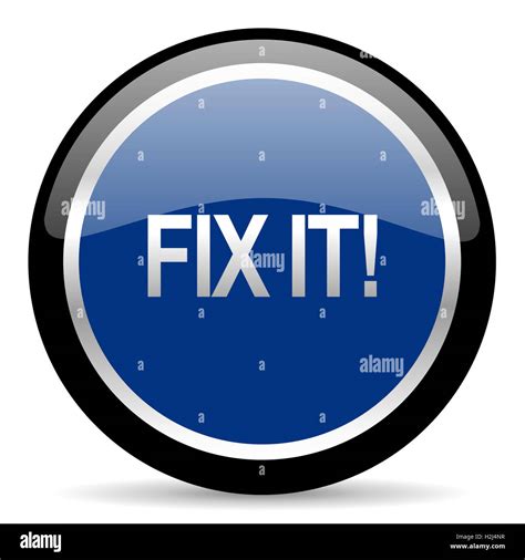 Fix Icon Website Button Cut Out Stock Images And Pictures Alamy