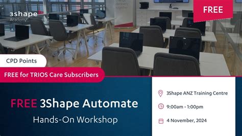 FREE 3Shape Automate Hands On Workshop CPD Junkie
