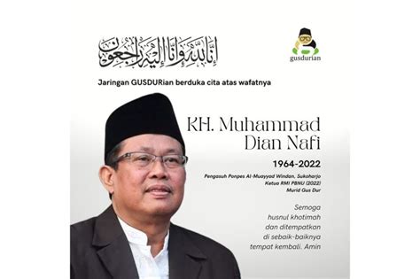 Profil Ketua Rmi Pbnu Kh Muhammad Dian Nafi Pernah Jadi Kuli Bangunan