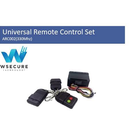 Universal Remote Control Set 330mhz 433mhz Shopee Malaysia