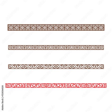 VECTOR BORDER DESIGN FOR CNC LASER CUTING FILE Stock Vector Adobe Stock